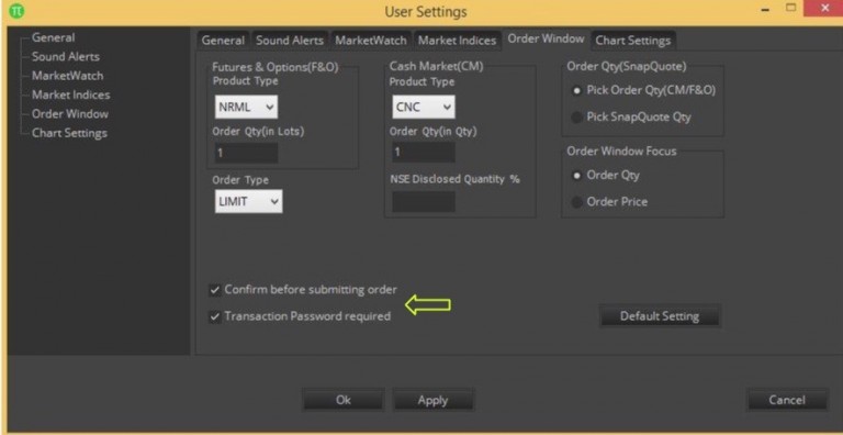 User Settings - Pi – Z-Connect by Zerodha