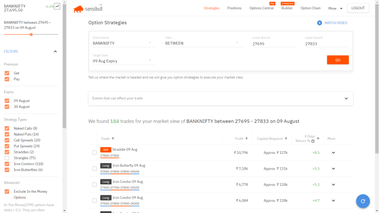 Introducing Sensibull -- the Options Trading Platform – Z-Connect by ...