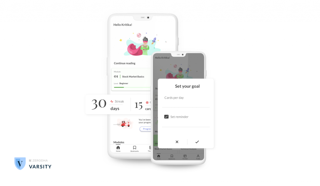 Introducing the Varsity mobile app – Z-Connect by Zerodha